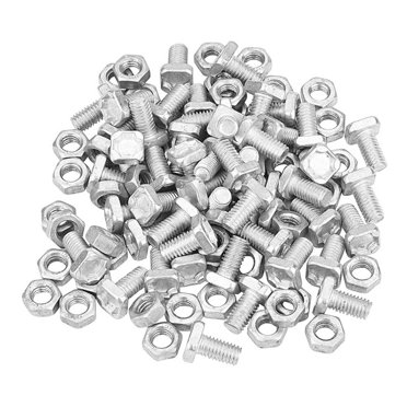 Mr. Pen- Bolts, Nuts, and Washer Assortment Kit, 113 pcs, Gold Nuts and ...