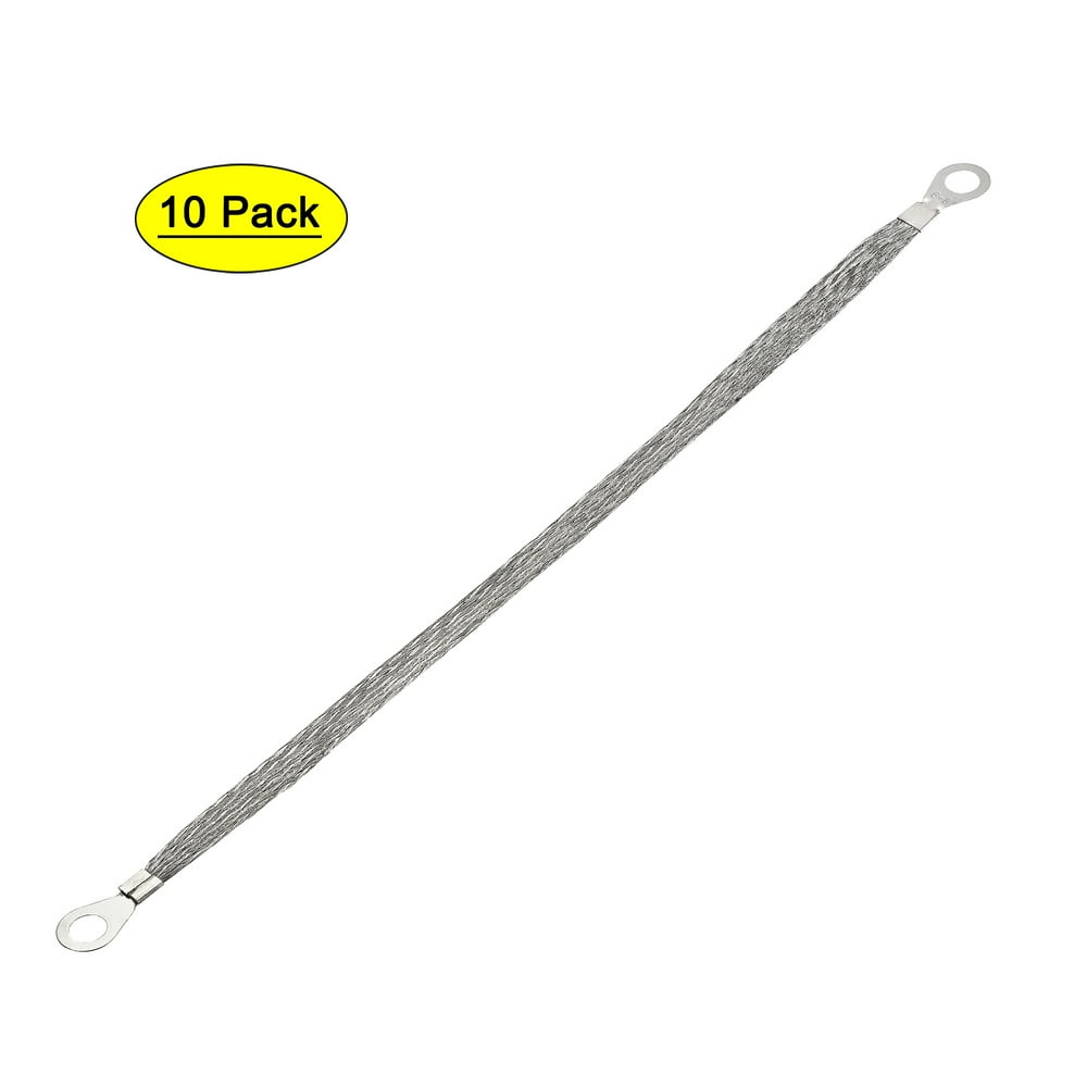 Uxcell Ground Straps 280mm Tinned Copper Ground Strap Wire 9AWG with ...