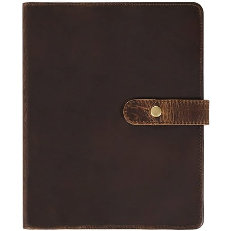 Notepad Holder For Steno Pads Spiral 6x9 Leather Notebook Cover Fits ...