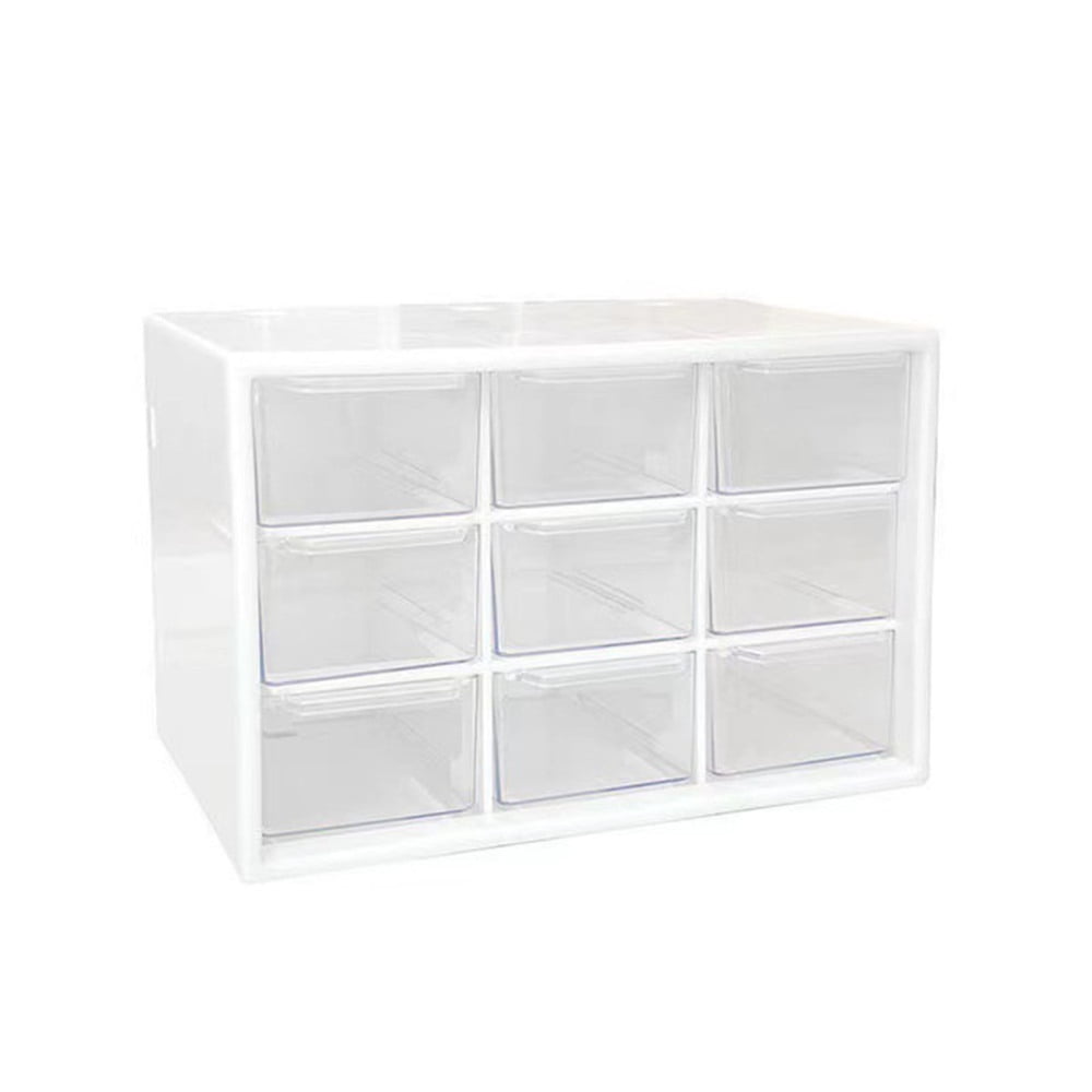 Plastic Desktop Storage Drawer Large Capacity Drawer Organizer For ...