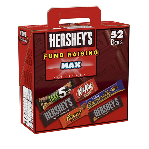 Hershey's Fundraising Max Assortment, 5.1 Lb, 52 Ct - Walmart.com