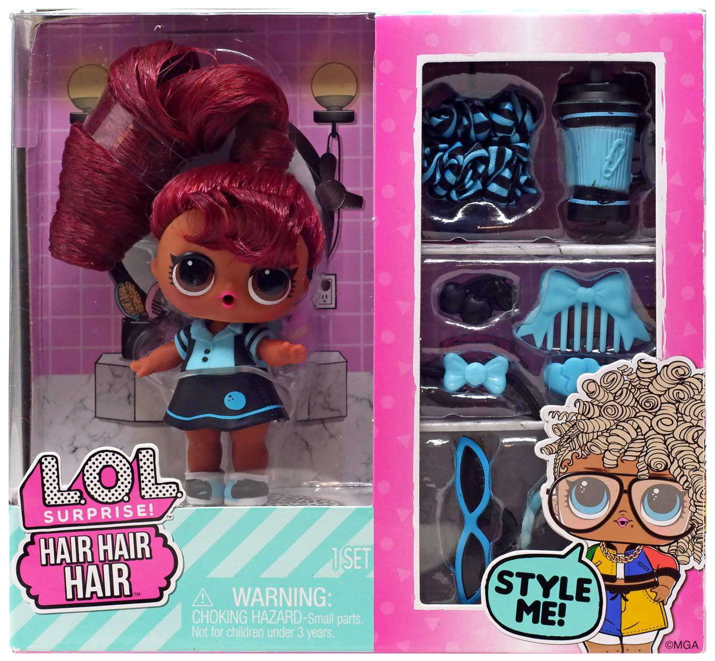 LOL Surprise Hair Hair Hair Pin Fashion Doll - Walmart.com