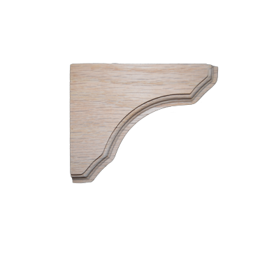 BingLTD - 11 1/4 Inch Oak Bracket - 1 PC (BRK11-OAK-UNF) - Walmart.com