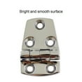 2PCS Short Side Hinges With 5 Holes Stainless Steel 316 57mm 70mm Heavy ...