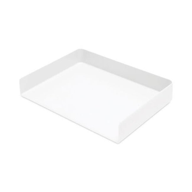 Poppin PPJ107723 Landscape Stackable Letter Trays, White - Walmart.com