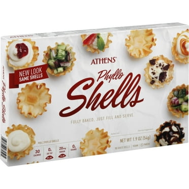 Mini Fillo Pastry Shells (Fillo Factory) 15 Baked Shells, 2.0 oz ...