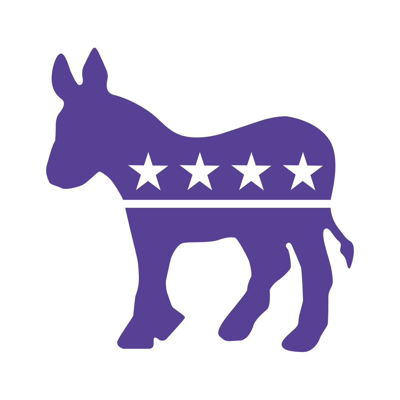 Democrat Logo Sticker Decal Die Cut - Self Adhesive Vinyl ...