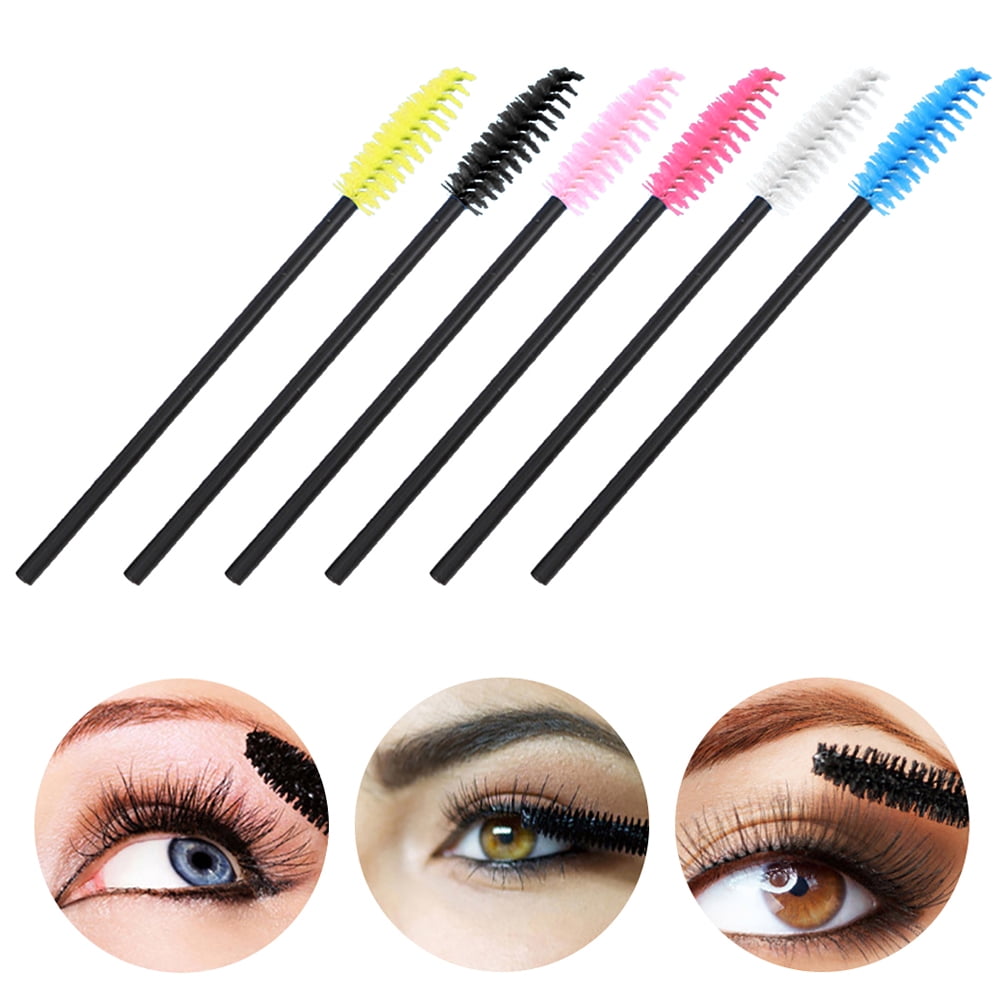 Hesroicy 50Pcs Mascara Wands Brushes Eyelash Extension Applicators ...
