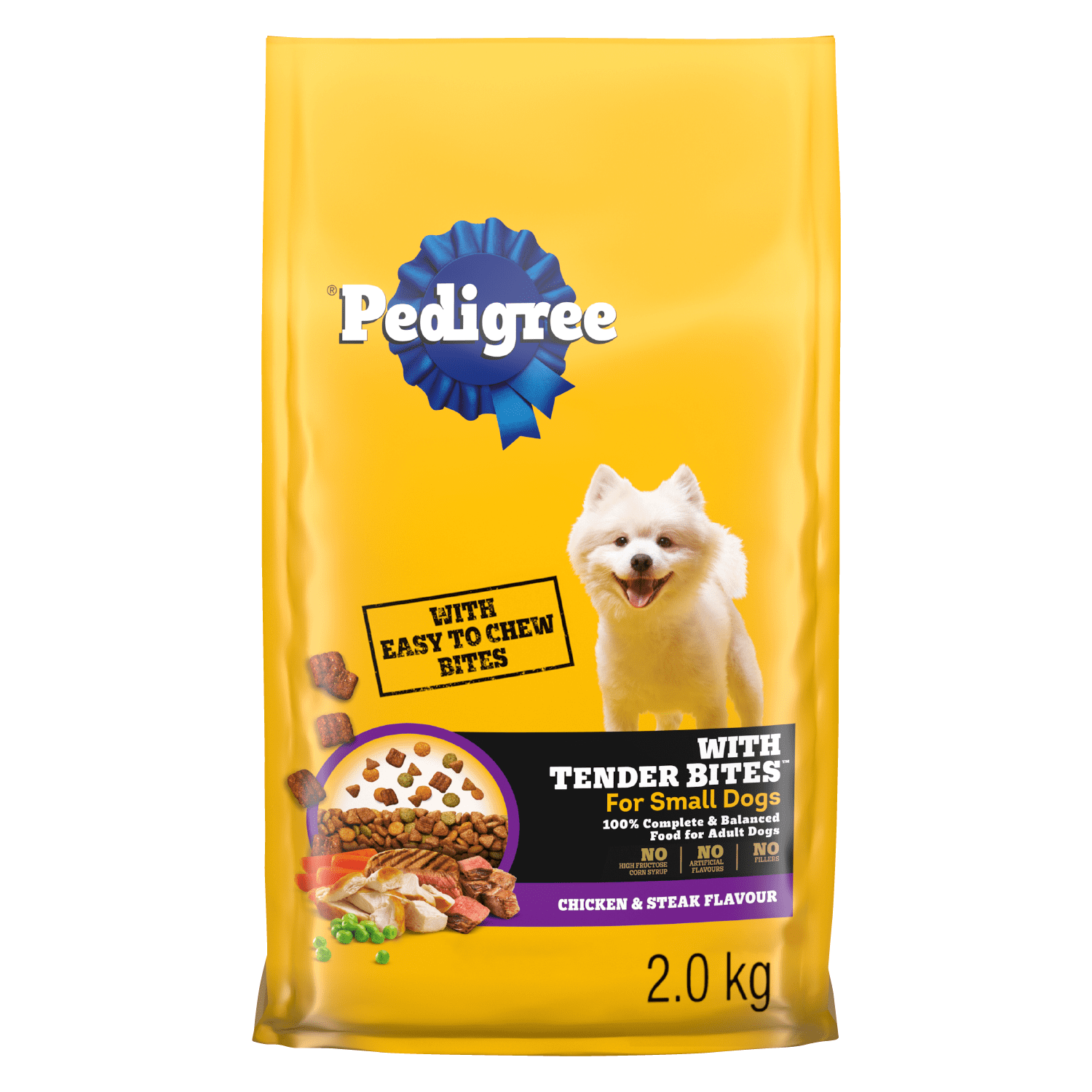 Click here for Pedigree Tender Bites Small Breed Chicken & Steak... prices