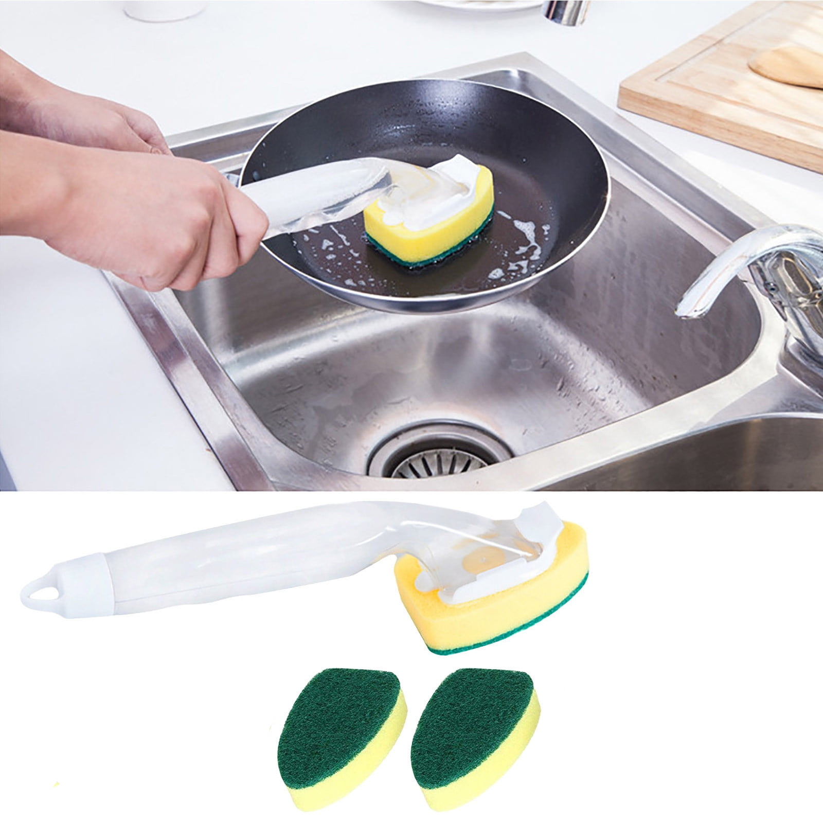 Click here for Ftwytp Soap Dispenser Pot Brush  Detachable Handle... prices