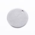 100 pc Resistant 304 Stainless Steel Charms Flat Round Stamping Blank ...