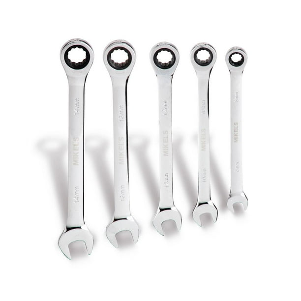 Set de Llaves Combinadas con Matraca 5 Piezas MIKELS . | Bodega Aurrera ...