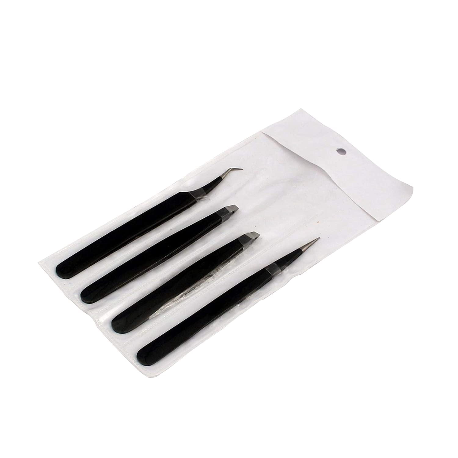 Ddp Professional Tweezer Pack- 4 Tweezers Set- Ingrown Hair Remover ...