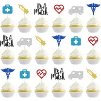 Pharmacy Cupcake Toppers, Pharmacy Decor, Glitter Pharmacist Birthday ...