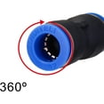 40 Pieces Straight Push Connectors, Push To Connect Fittings Quick ...
