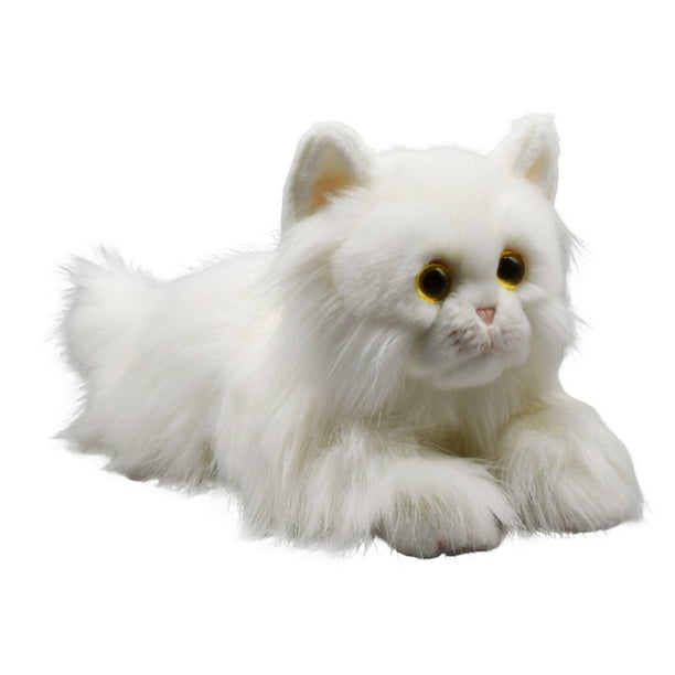 Realistic Persian Cat Stuffed Animal Plush Toy, Lifelike Animal ...
