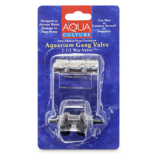 Aqua Culture 2-1/2 Way Aquarium Gang Valve - Walmart.com - Walmart.com