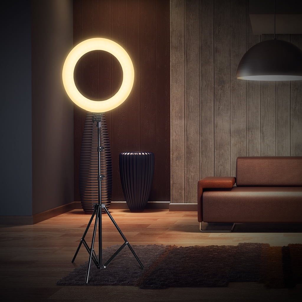 Camera Smartphone Selfie Youtube Video Shooting Cosmetic Mirror 18" LED ...