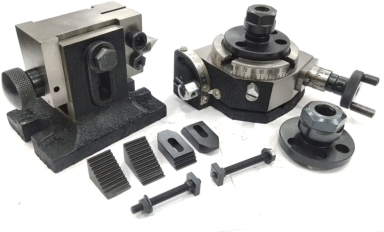 Assorts 3"/80 Mm Tilting Rotary Milling Indexing Table With M6 Clamp ...