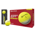 TaylorMade Speed Soft Golf Balls 12pk, Yellow - Walmart.com