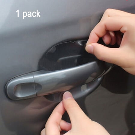 Fashion Transparent Car Door Handlebar Protection Films Set Car Door ...