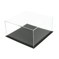 Acrylic Deluxe Clear Display Case - Medium Rectangle Box 12" x 12" x 6 ...