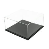 Acrylic Deluxe Clear Display Case - Medium Rectangle Box 12" x 12" x 6 ...