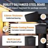 EastVita 3.15 Cu Ft,Steel Anti-Theft Package Delivery Box,Weatherproof ...