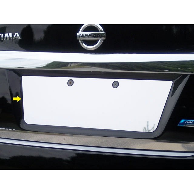 Stainless License Plate Bezel 1Pc Fits 2013-2015 Nissan Altima LP13550 ...