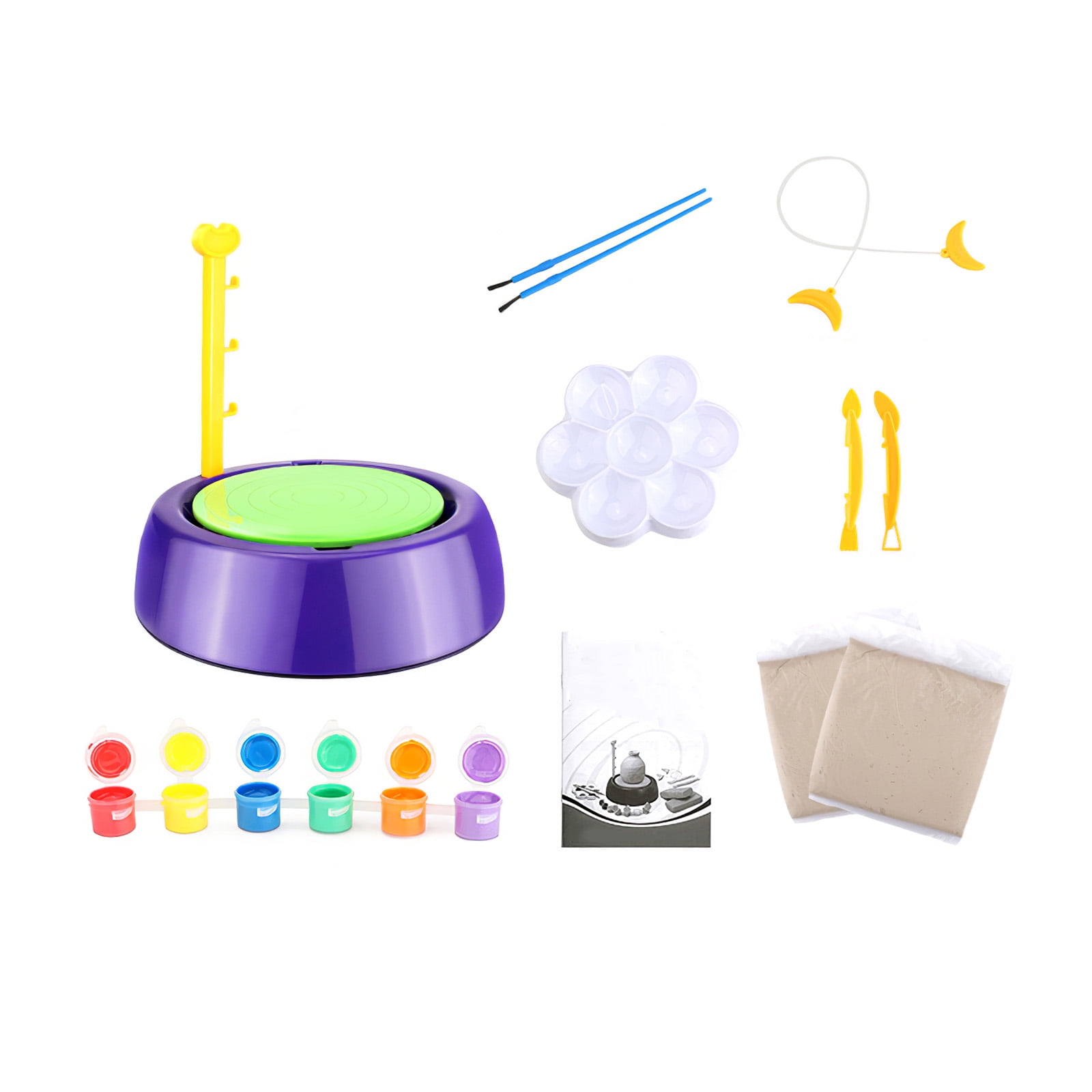 Houkiper 1Set Pottery Educational Toy Electric Kid Pottery Maker ...