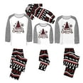Christmas Famliy Pajamas Set Long Sleeve Pajamas Tops Christmas Pants ...