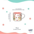 Zak Designs 15oz 4pk Stackable Ceramic Holiday Mugs in Gift Box - Bluey ...