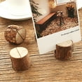 25Pcs Premium Wood Place Card Holders and 25Pcs Table Place Cards ...