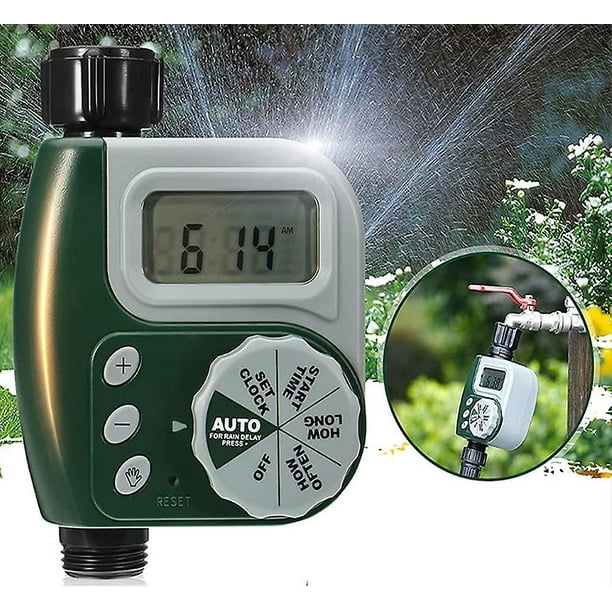 Water Timer, Outdoor Sprinkler Controller Electronic Automatic Garden ...