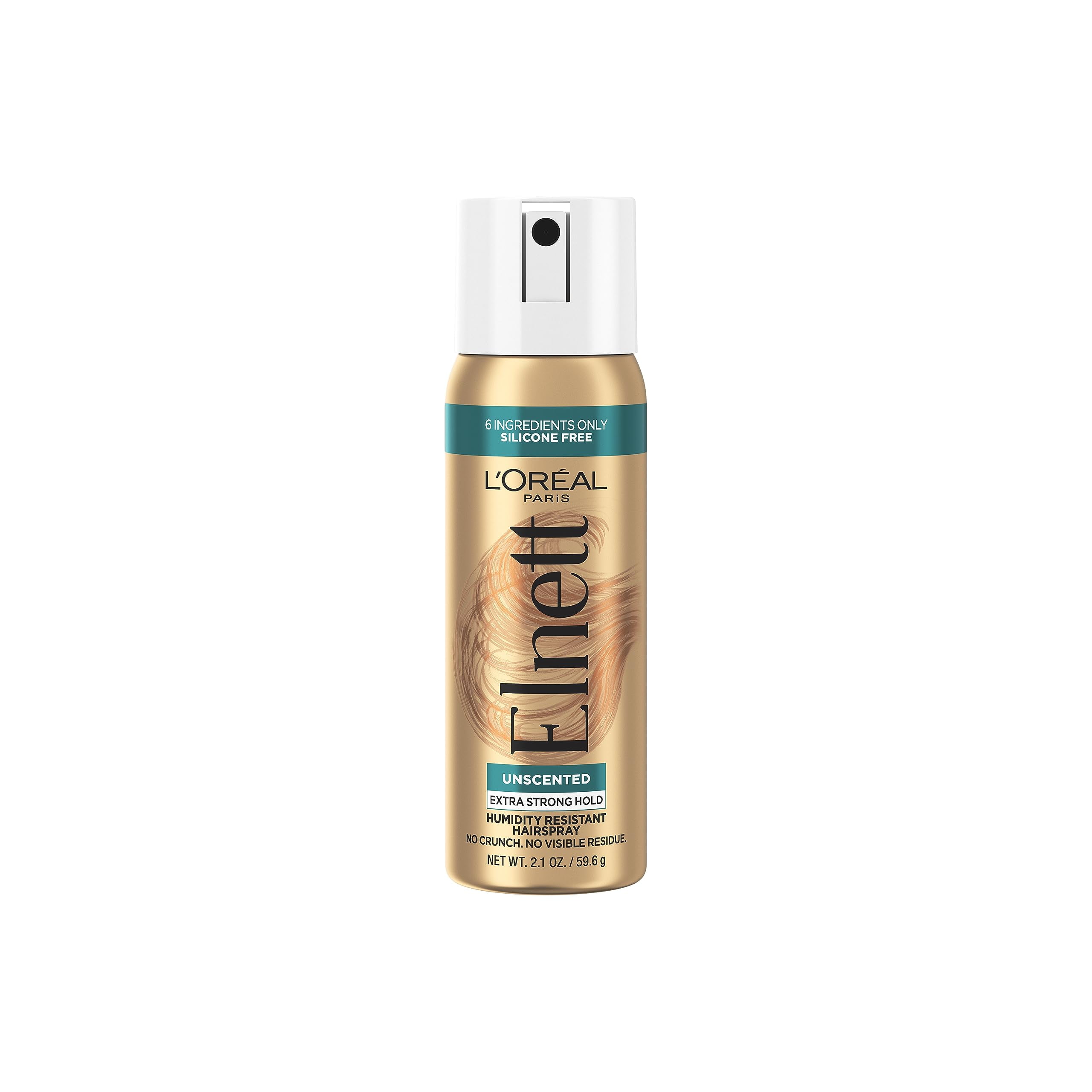 Laca para el cabello L'Oreal Paris Elnett Satin, fijación extra fuerte ...