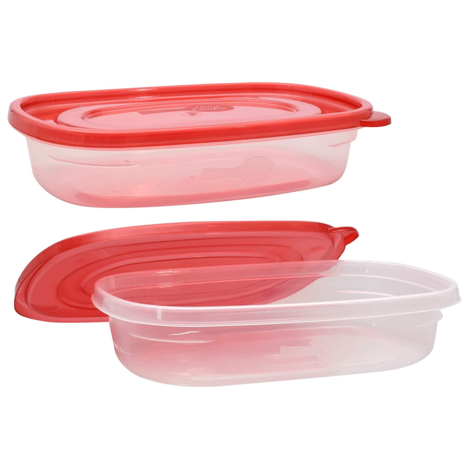 Betty Crocker Rectangular Food Storage Containers, 30.25 oz - Walmart.com
