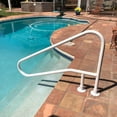Saftron Swimming Pool Handrails, 54"x32" Cross Braced 3 Bend In-Water ...