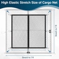 Heavy-Duty Pickup Truck Bed Cargo Net , 4'×4' to 7'×7' Stretchable ...