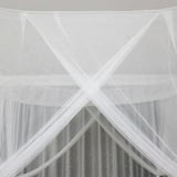 Bed Canopy, 4 Doors Mosquito Net Universal Square Mosquito Nets Hanging ...