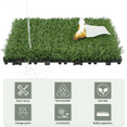 Alden Design 27PCS Artificial Grass Interlocking Turf Tile Flooring ...