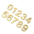 BESTYASH 10Pcs Golden Stereoscopic Decorative House Numbers Modern ...