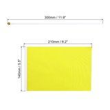 Yellow Flag Stick, Hand Held Small Mini DIY Flag 8.2x5.5 Inch Rectangle ...
