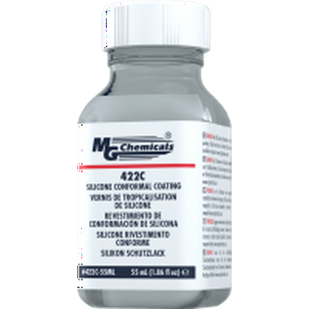 MG Chemicals 422C Conformal Coating Silicone with UV Indicator- 55 mL ...