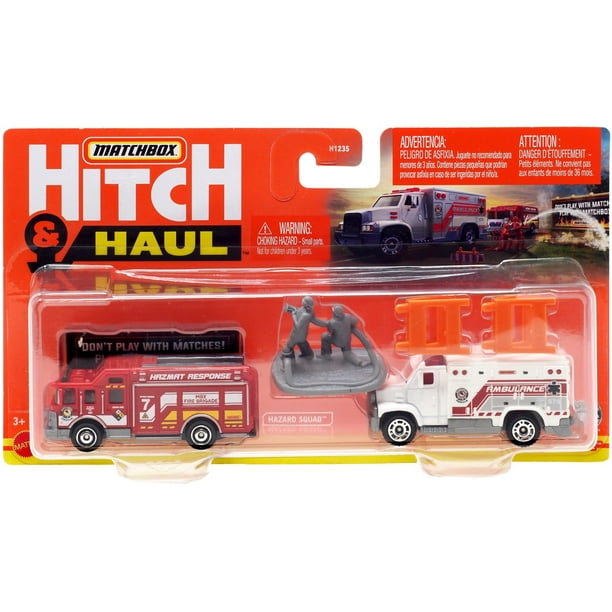 Matchbox Hitch & Haul MBX Fire Rescue Diecast Vehicle - Walmart.com