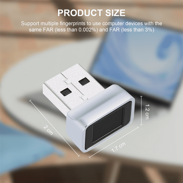 USB Fingerprint Reader for Windows Security Key Biometric Fingerprint ...