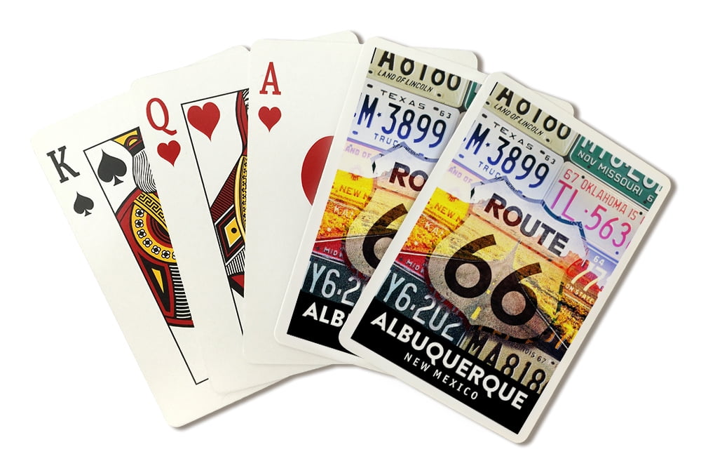 Albuquerque, New Mexico, Route 66, License Plates, Lantern Press ...