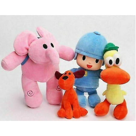 Pocoyo Elly Pato Loula Soft Plush Stuffed Figure Toy Doll Bandai Set Of ...