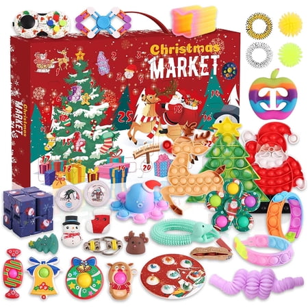 Fidget Advent Calendar 2021 Girls and Boys, Christmas Countdown ...