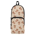 ALAZA Cute Dogs Footprints Cartoon Pencil Case Pen Pouch Stationery ...