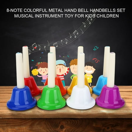 Keenso Music Handbells, Kid Musical Toy Handbells, Hand Bell Set ...